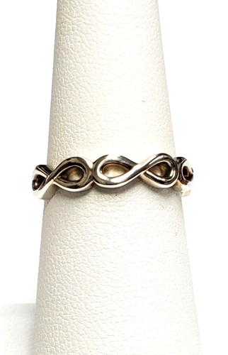 Lady's Sterling Silver Stackable Infinity Ring, Size 7 | eBay