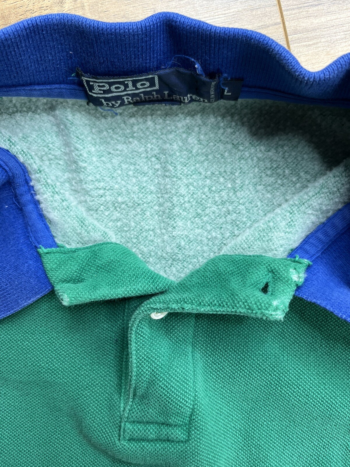 Polo Ralph Lauren Lifesaver Striped Fleece Rugby Shir… - Gem