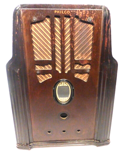 vIntage PHILCO 620 TOMBSTONE: WOOD SHELL & FACEPLATE & GRILL CLOTH | eBay