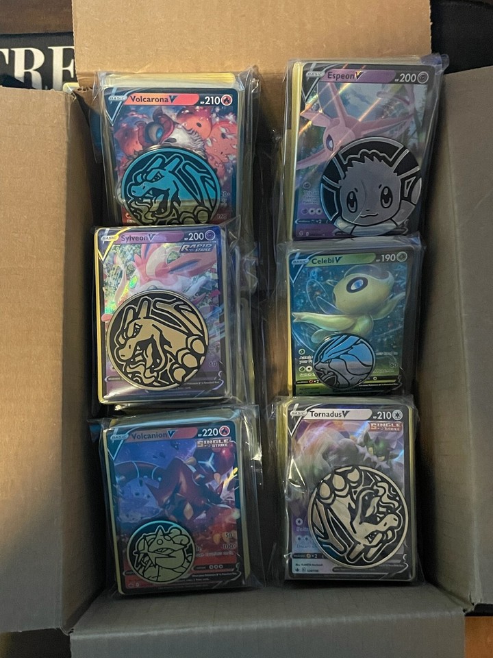 Pokemon Bulk Lot 100 Cards! Rares, Reverses & One Guaranteed Ultra Rare ...