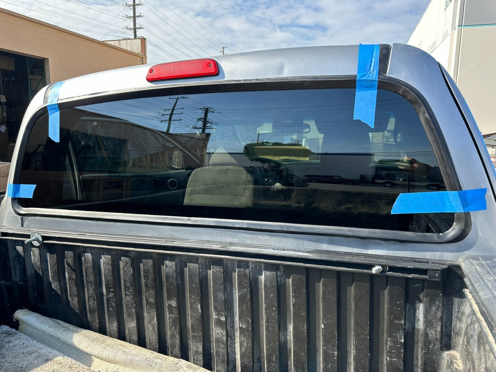 Fit 2005-2023 Toyota Tacoma Rear Back Glass Stationary Window Dark ...