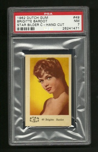 Brigitte Bardot 1962 Dutch Film Star Card #C49 PSA 7 NM | eBay