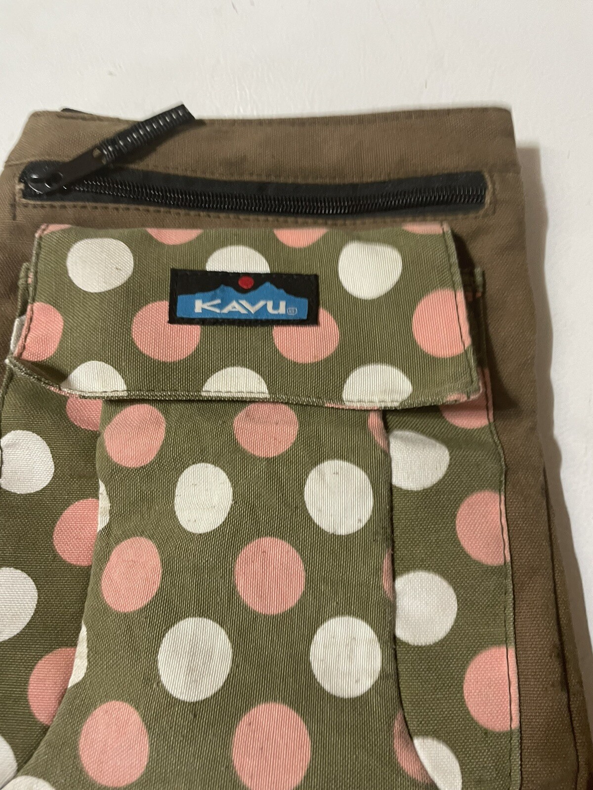 Kavu Keeper Crossbody Bag Small Sling Canvas Purse - Gem