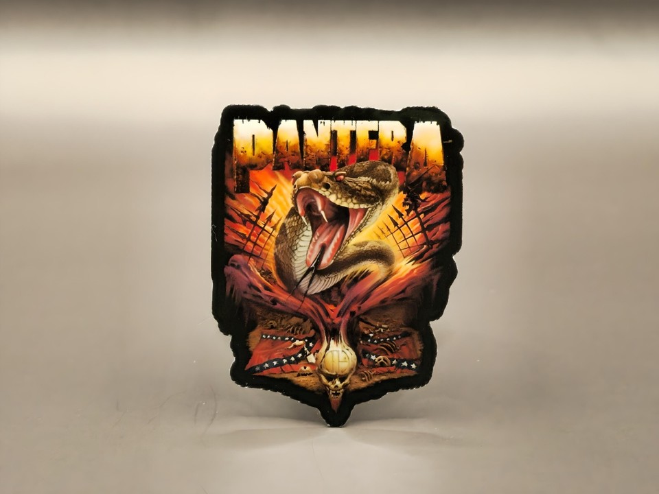 Pantera Vinyl Stickers Dimebag Darrell Heavy Thrash Metal Band Cowboy ...