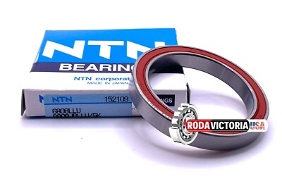 NTN JAPAN 6808 LLU/5k BALL BEARING, RUBBER SEALED 6808 2RS 40x52x7mm | eBay