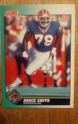 1991 Score #278, Bruce Smith, Buffalo Bills Card | eBay