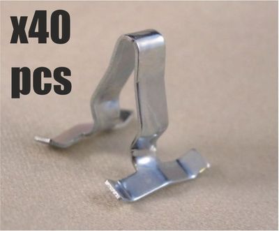 VW Bug Beetle T1 deluxe body WIDE trim clip 52-66 T3 62-66 40 pcs 40 ...