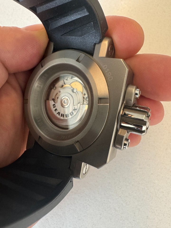 Oakley Gearbox Watch Automatic Copper Titanium Carbon Fiber Original ...