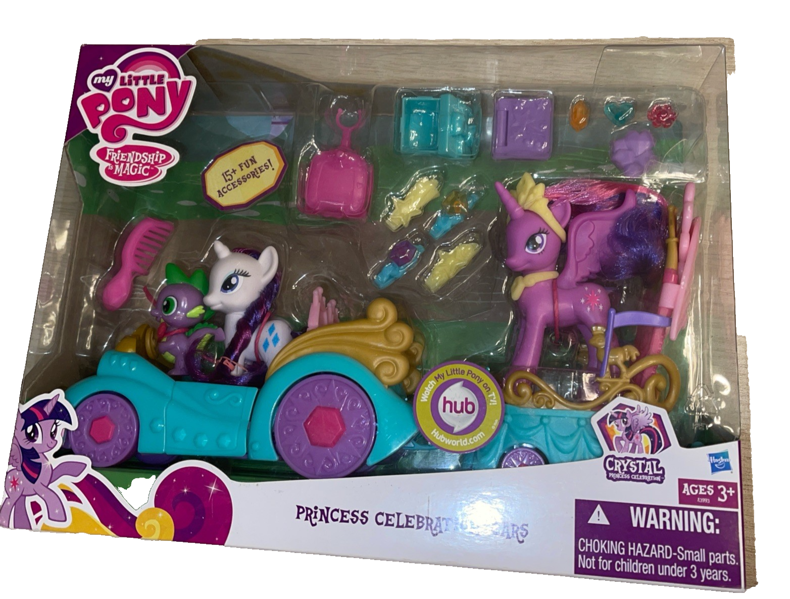 MLP G4 Princess Celebration Cars Set w/Princess Twilight Sparkle,Spike ...