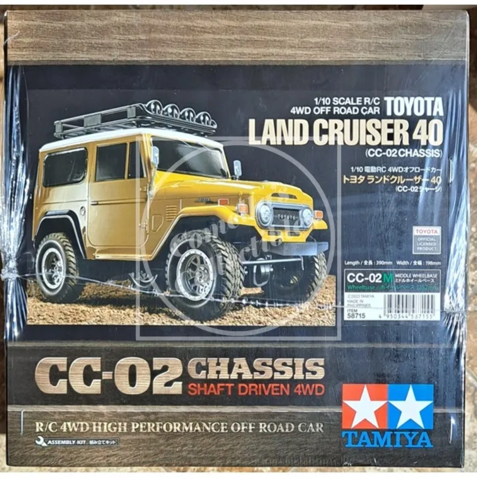 Tamiya 1/10 RC Toyota Land Cruiser 40 CC-02 Chassis 4WD Motor, ESC ...