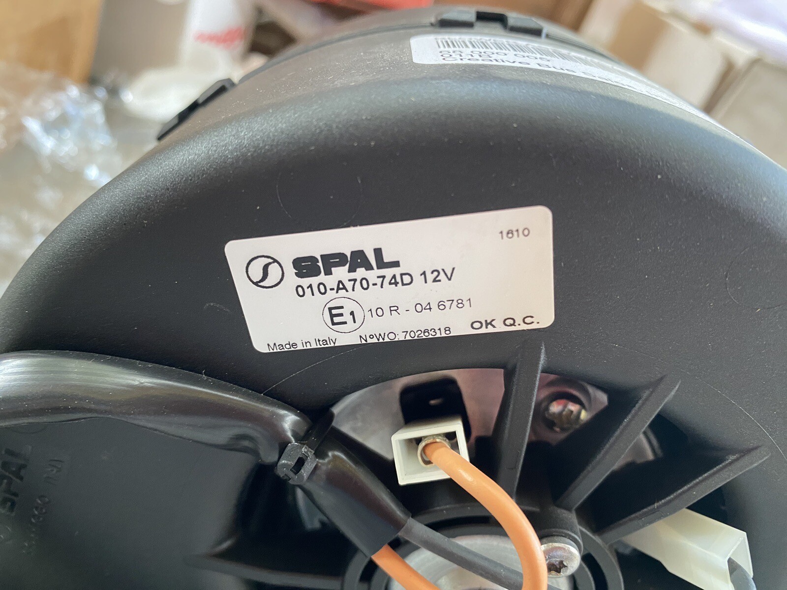 SPAL Blower Assembly 30003524 010-a70-74d 010A7074D 12v for sale online ...