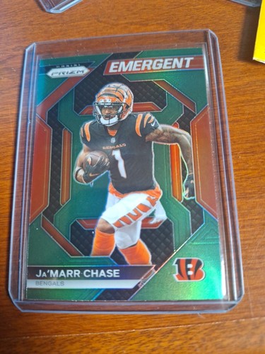2023 Panini Prizm Jamarr Chase Emergent Green Prizm H-7 | eBay
