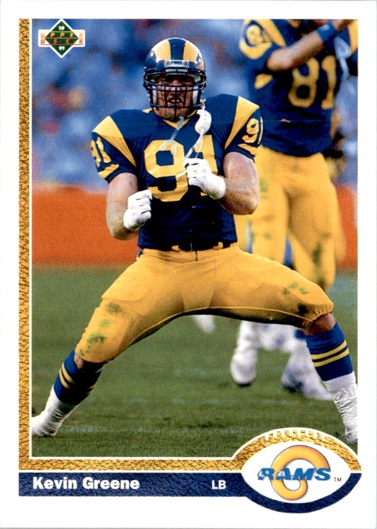 1991 Upper Deck Kevin Greene Los Angeles Rams #162 | eBay