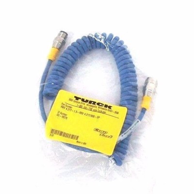 NEW TURCK RKV 4.21T-1.5-RSV 4.21T/S90-SP EUROFAST CORDSET U2-19275 ...