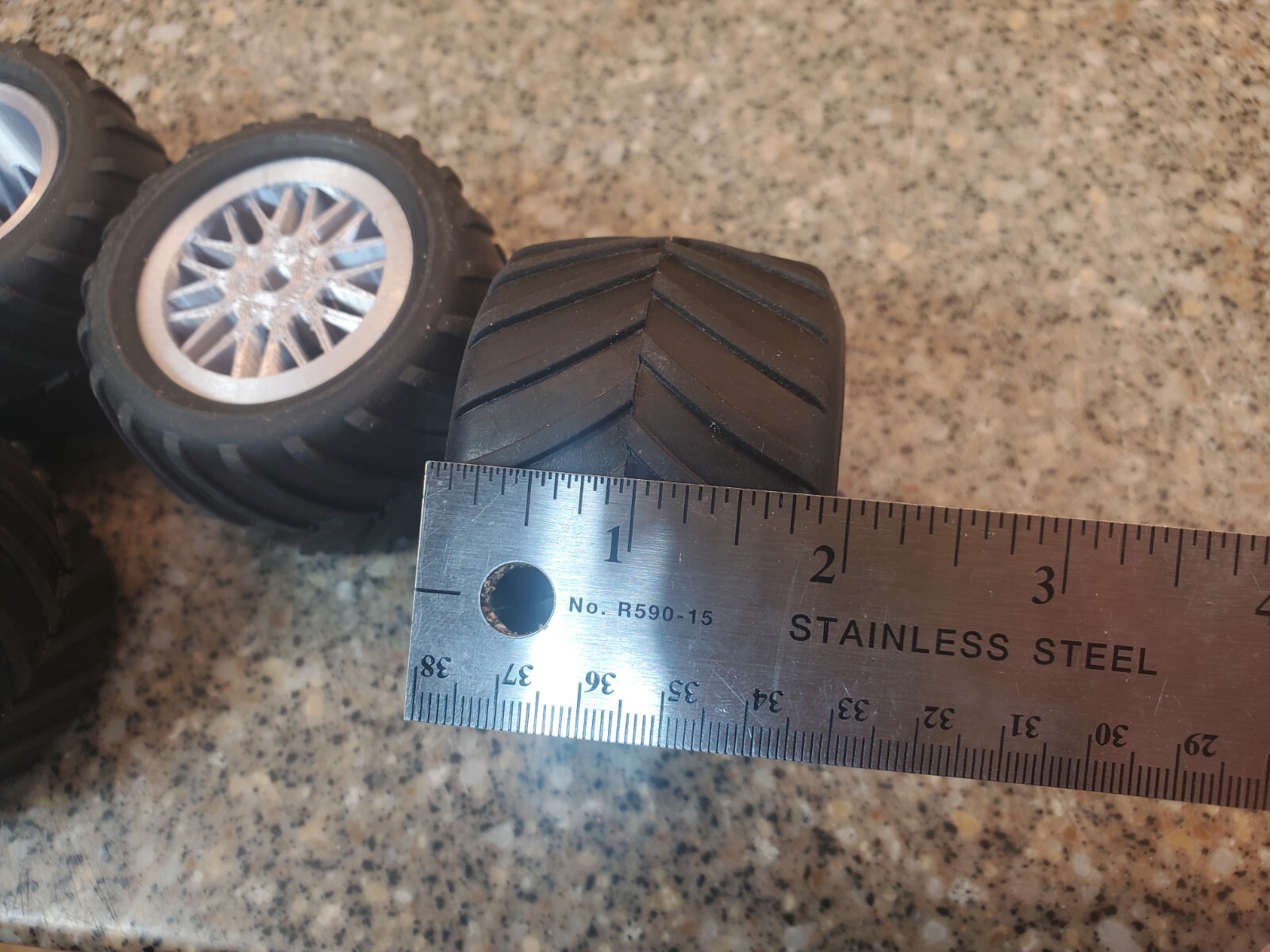 WPL Moster Truck Wheels & Tires 3D Printed RC CAR PLA Plastic | eBay
