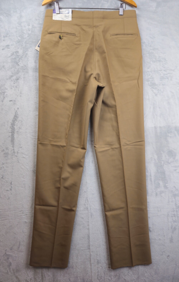 Sansabelt 4-Seasons Wrinkle Resist Flat Washable Wool Blend Slacks 34 ...