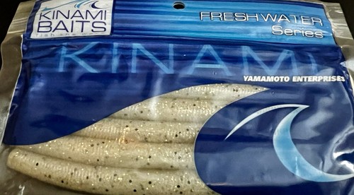 1-7 ct Kinami Baits Yamamoto Flash Worms 5” Fishing Lures GOLD SHAD | eBay