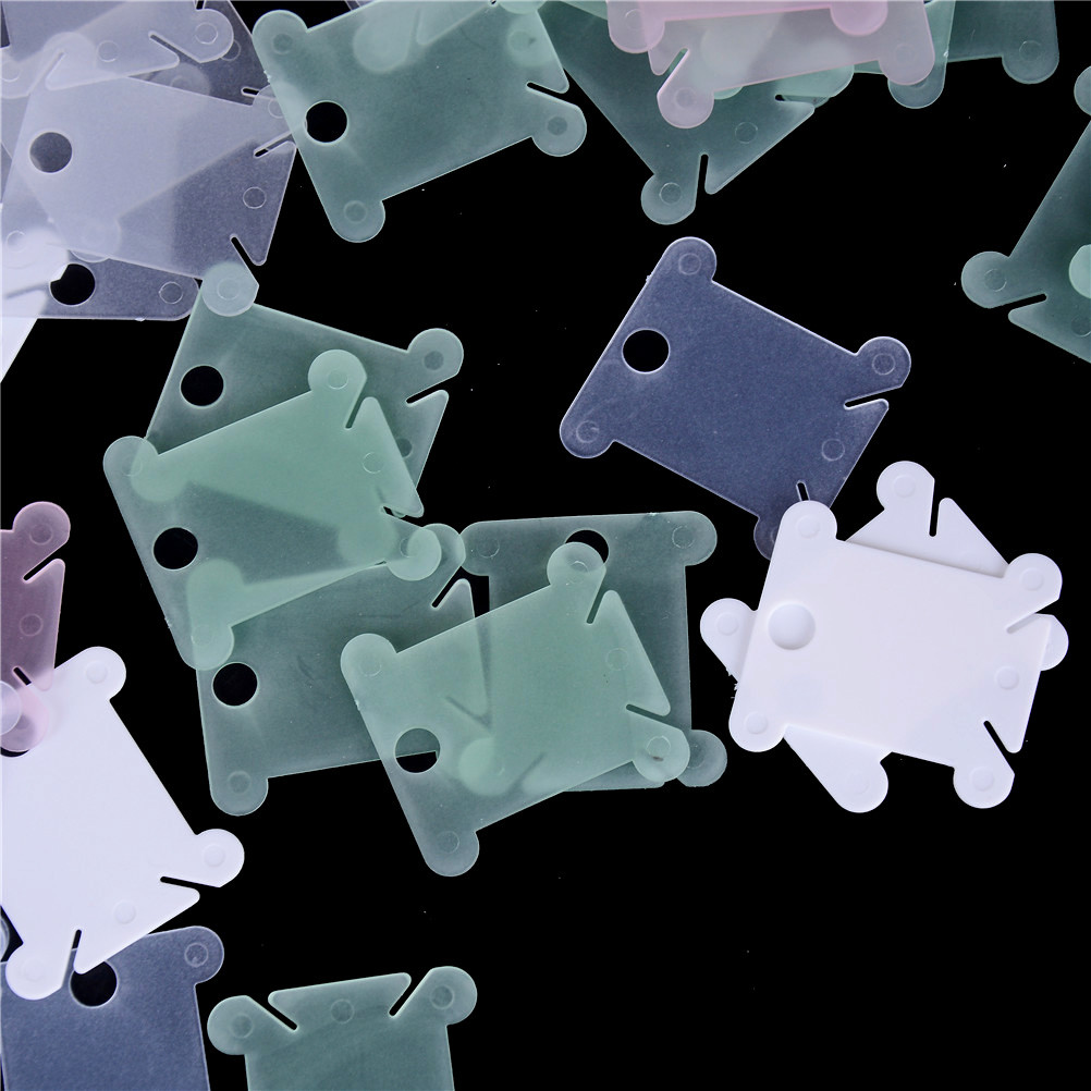 100X/set Embroidery Floss Craft Diy Thread Bobbin Cross Stitch Storage ...