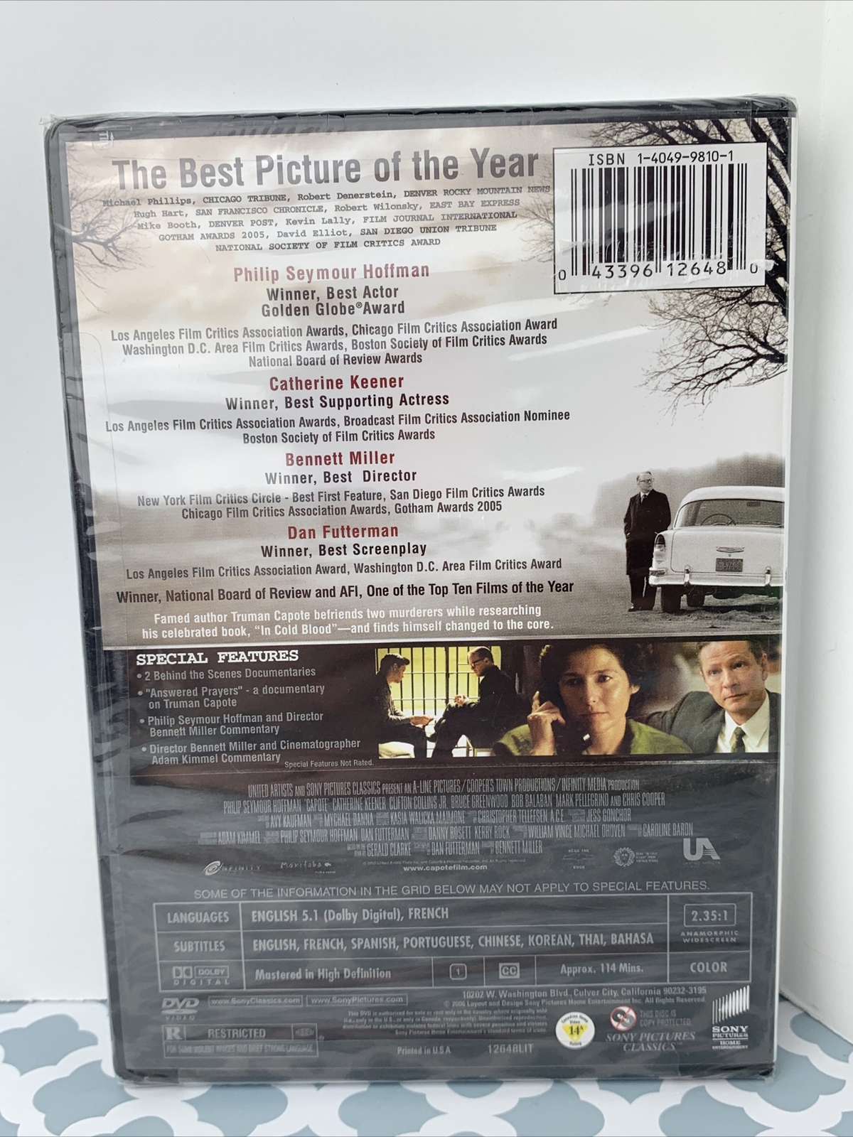 Capote (DVD, 2006) Philip Seymour Hoffman NEW SEALED Widescreen ...