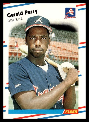 1988 Fleer #547 Gerald Perry Atlanta Braves Baseball Card | eBay