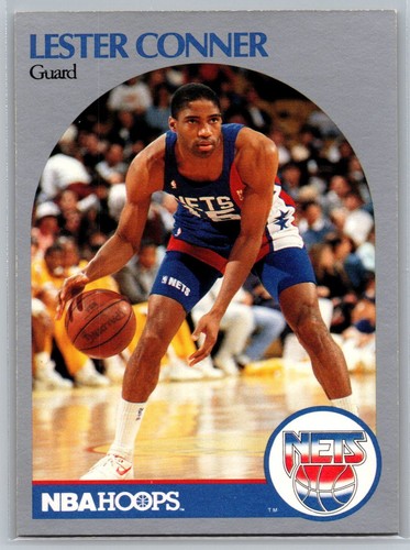 Lester Conner 1990-91 Hoops BASKETBALL #195 New Jersey Nets | eBay