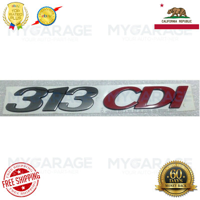 Rear Door Sticker Badge 313 CDI Emblem For Mercedes Sprinter ...