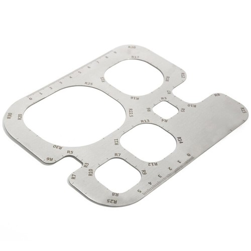 Leather Tools Half-Round Cutter Corner Cutting Radius Gauge Drawing ...