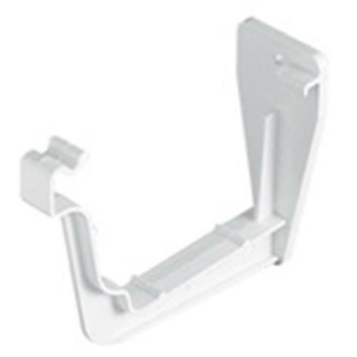 PVC Square White Gutter Guttering | Brackets | Union | Clips | Downpipe ...