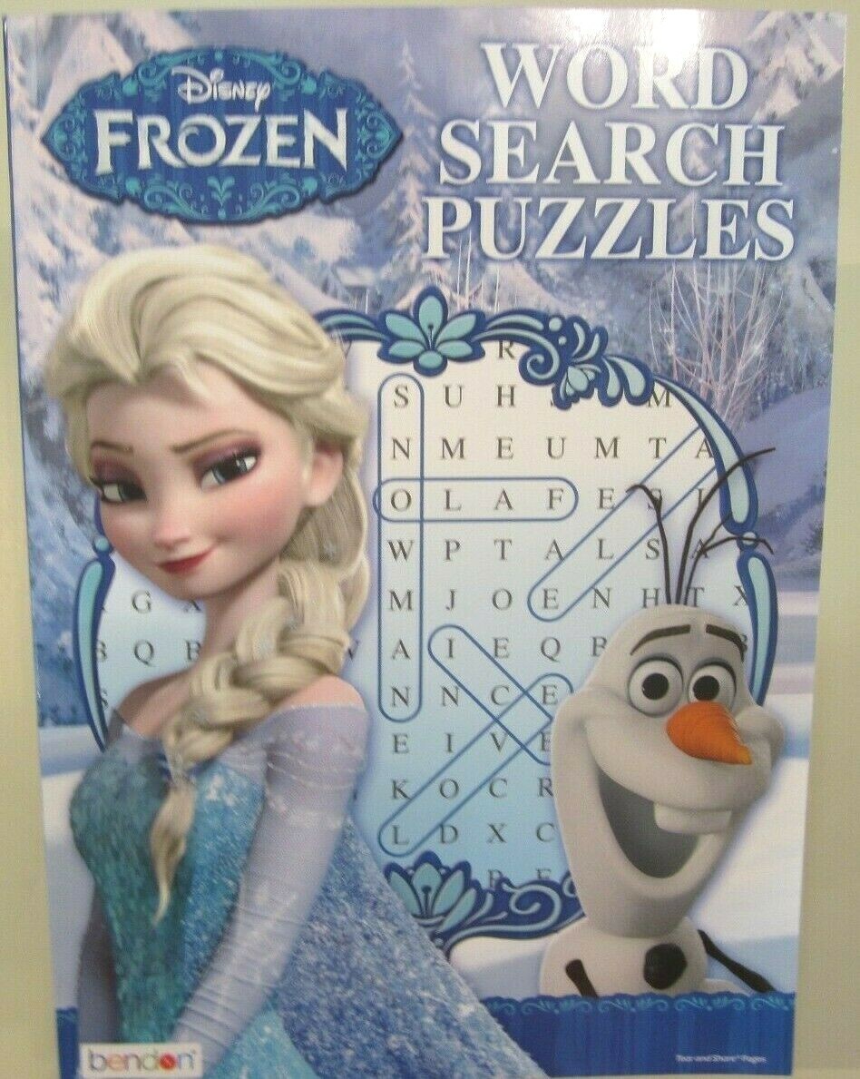 4sgm 96 Page Disney Frozen Word Search Puzzle Book for sale online | eBay