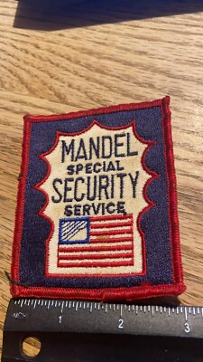 Vintage Mandel Special Security Service Patch | eBay