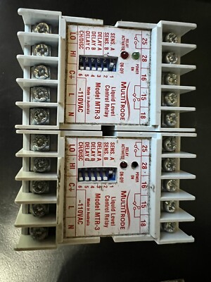 Used MULTITRODE MTR-3 110-VAC Liquid Level Control Relay | eBay