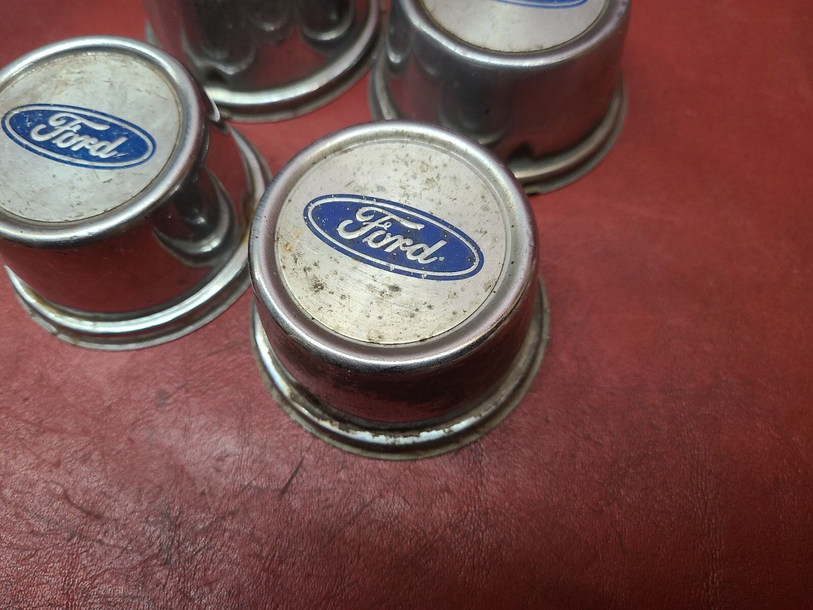 1988-1993 Ford Fiesta Wheel Center Cap Metal 2.75” Diameter SET E8BZ ...