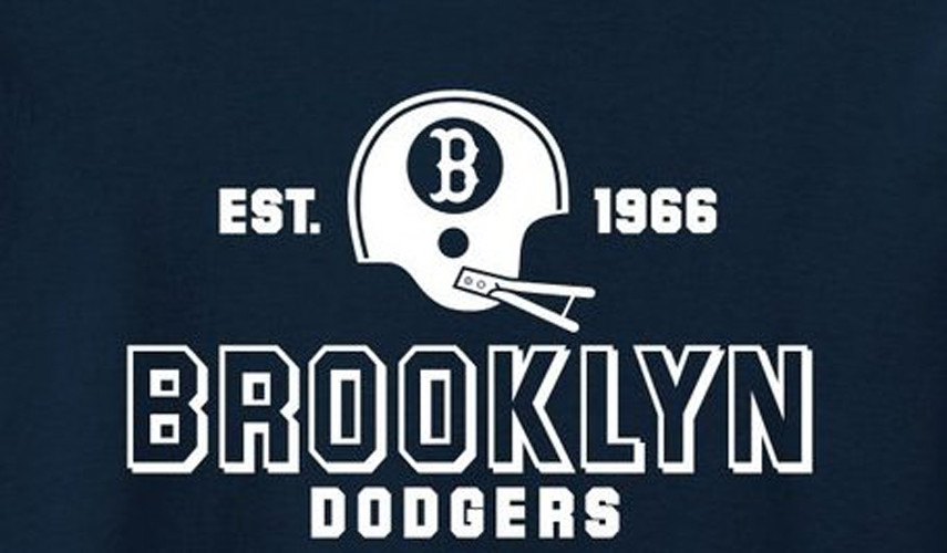 Brooklyn Dodgers Football Logo