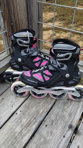 Rollerblade Macroblade 100 W Womens Inline Skates Rollerblades Size 10 ...