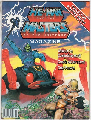 motu-he-man-masters-of-the-universe-magazine-2-1985-nice-all-posters
