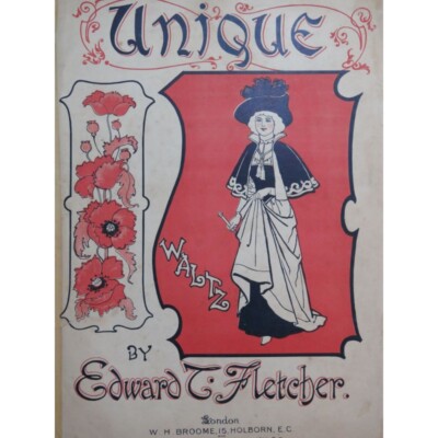FLETCHER Edward T. The Unique Waltz Piano 1898 | eBay
