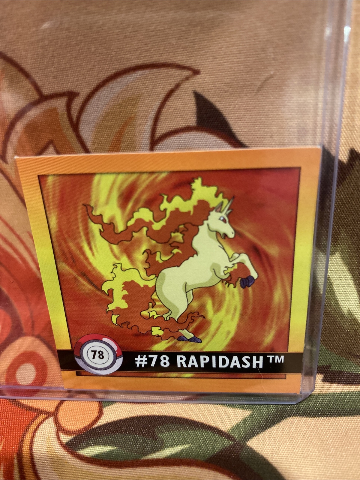 Vintage 1999 Series 1 Artbox Collectible Pokémon Sticker #78 Rapidash ...