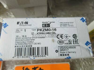 1PCS EATON Moeller PKZM0-16 Thermal Magnetic Circuit Breaker 16 A, 1 ...