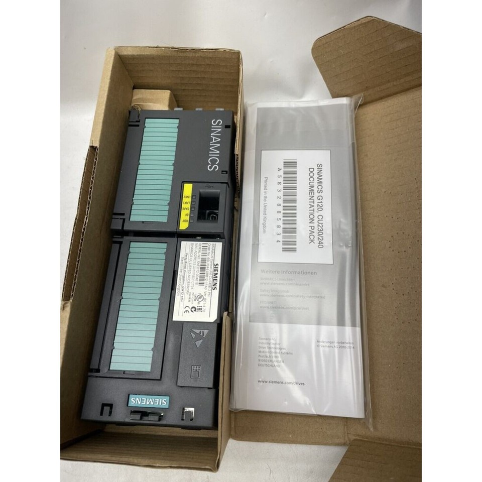 New Siemens 6SL3244-0BB12-1FA0 G120 CONTROL UNIT CU240E-2 PN 6SL3 244 ...