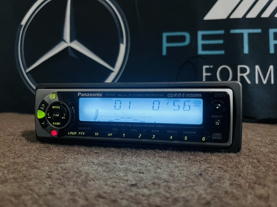 Panasonic Car Radio CD Player RDS Receiver DFX355 OldTimer Made In ...