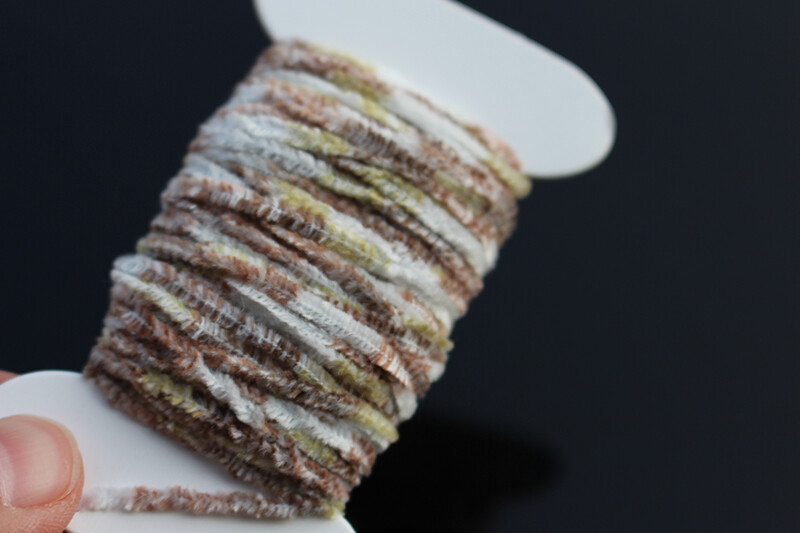 4 cards 40m Stonefly Worms Rayon Yarn Chenille Woolly Bugger Fly Tying ...