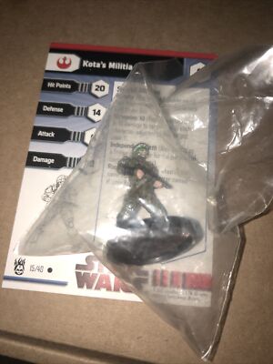 Star Wars Miniatures : Kota's Militia / Milice de Kota 15/40 | eBay