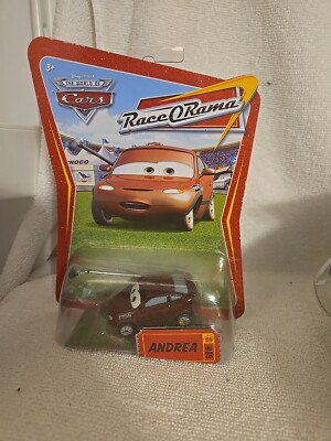 Disney Pixar Cars Race O Rama Andrea 1:55 Diecast 2009 Mattel New | eBay