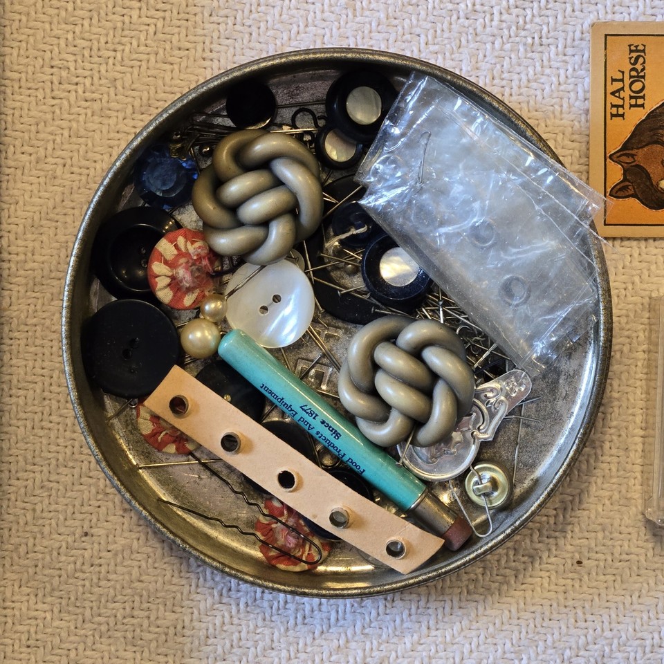 Antique Vintage Lot Sewing Notions Supplies Superior DeLong Clinton ...