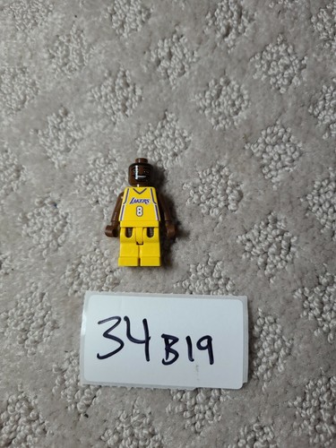 Kobe Bryant Lego NBA Minifigure Los Angeles Lakers Yellow Jersey 34b19 ...