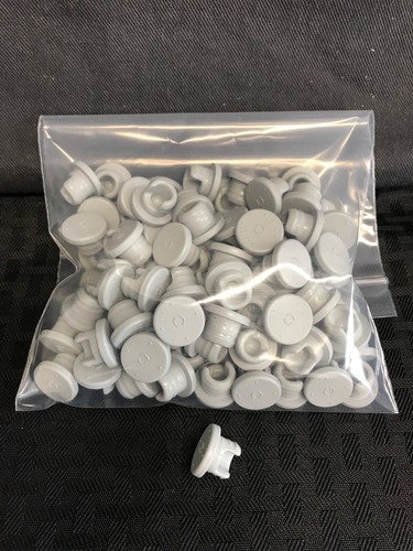 WEST 20mm Light Gray FluroTec Lyophilisation Rubber Stopper for Vials ...