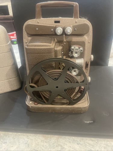 VINTAGE BELL & HOWELL 8 MM MOVIE PROJECTOR, MODEL 253-AX. Tested ...