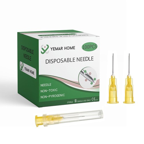 25g x 5/8 Needle, 25 Gauge 5/8 Inch Needle, 25g Needles for Injections ...