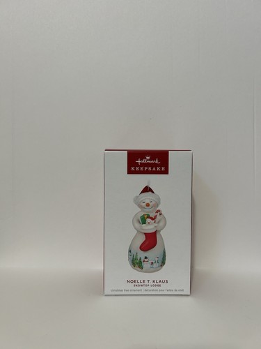 2024 Hallmark Snowtop Lodge Noelle T. Klaus Porcelain Ornament 20 in ...