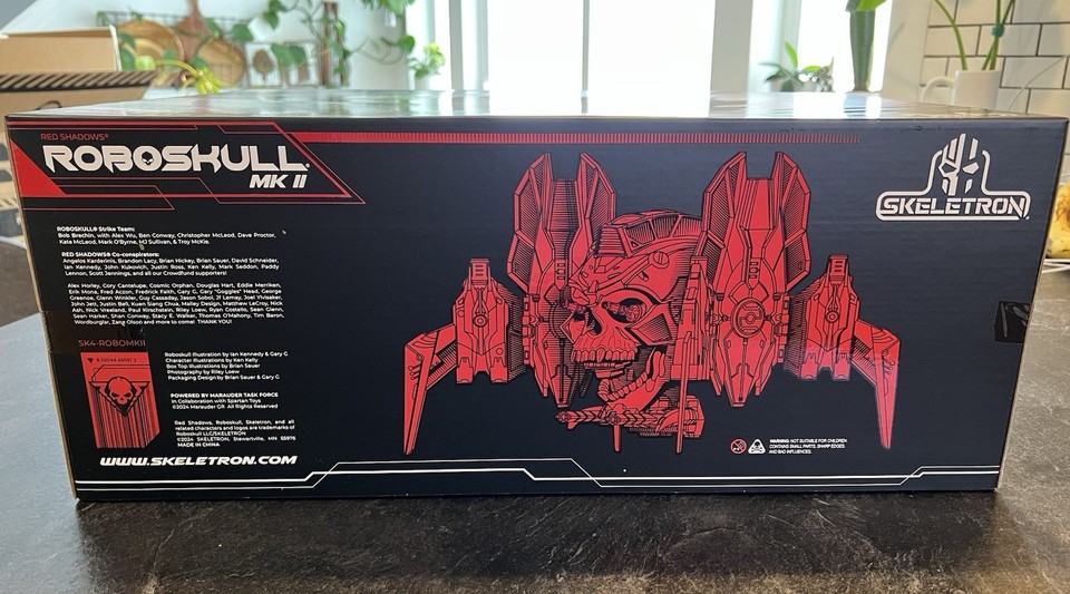 Skeletron ROBOSKULL MKII SE w 4" Action Force Blood Wolf Figure New in ...